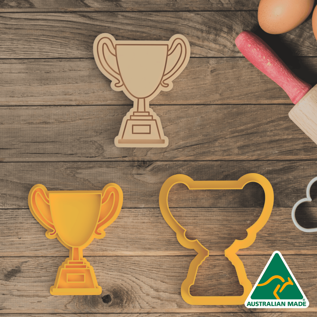 Golf Trophy Cookie Cutter and Embosser Stamp