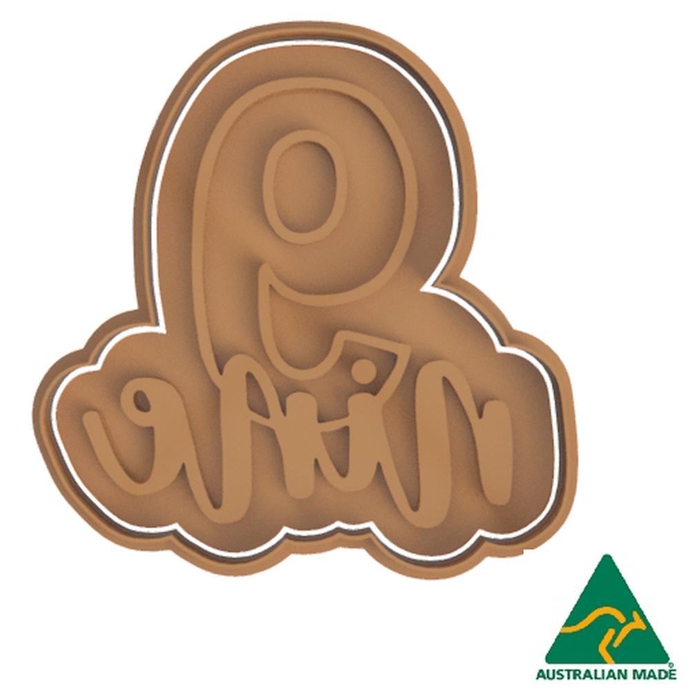 Number 9 Cookie Cutter and Fondant Embosser